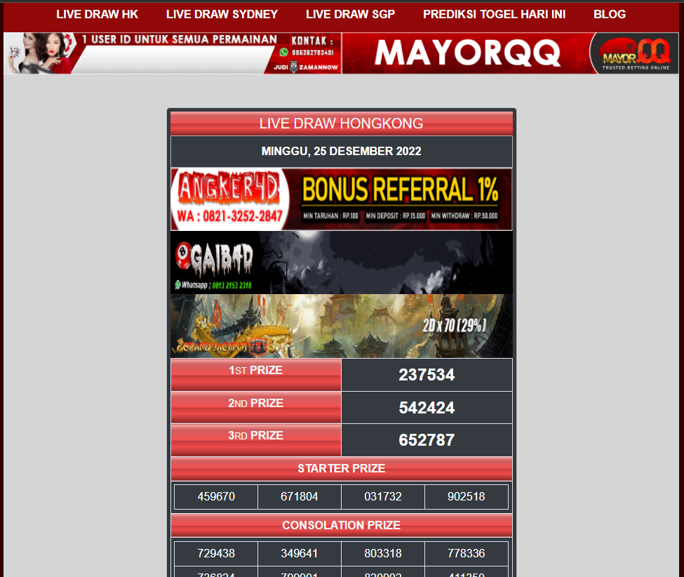 Live Draw HK Keluarkan Hasil 3 Tipe Prize Live Draw HK Keluarkan Hasil 3 Tipe Prize